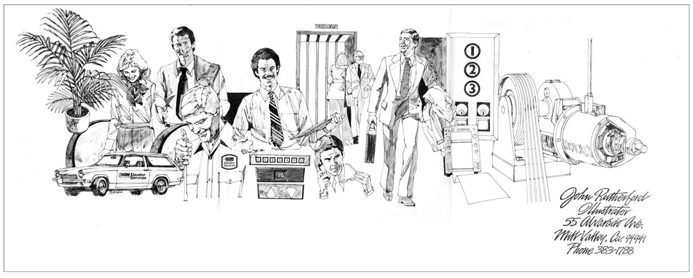 John Rutherford, Illustrator - Geezers’ Gallery